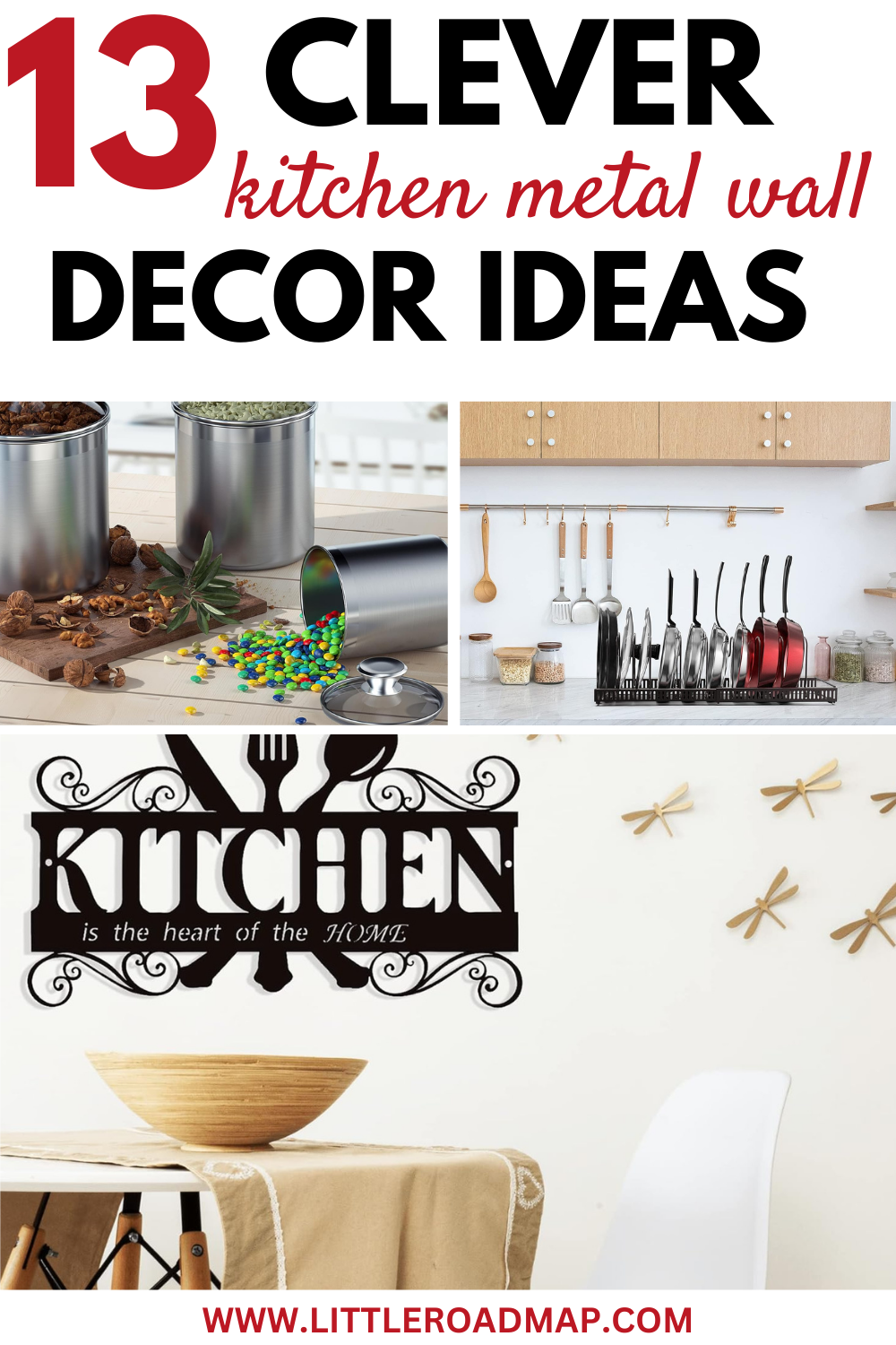 13 Clever Kitchen Metal Wall Decor Ideas - Little Roadmap