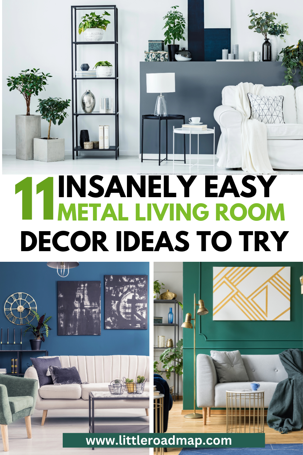Shine On: 11 Mind-Blowing Metal Living Room Decor Ideas That'll Glam Up ...